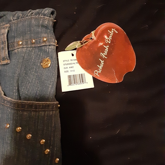 Apple Bottoms | Dresses | Apple Bottom Jean Dress With Gold Studs ...